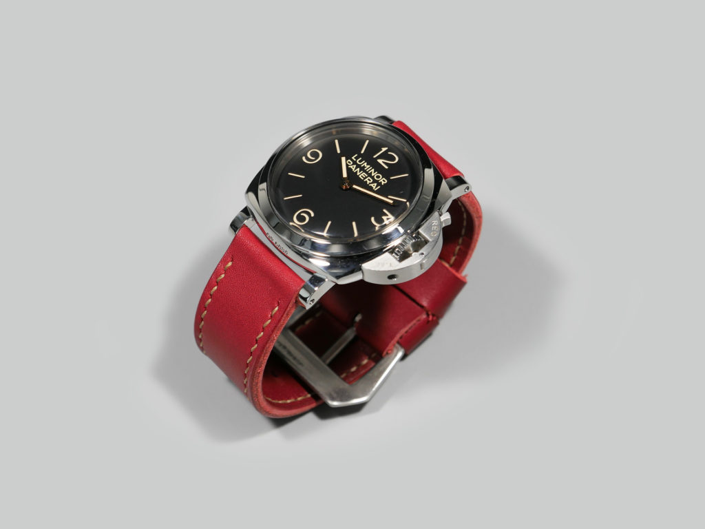 Red Panerai Strap, "Universal Donor" w/ Pin Buckle - Marcello Straps ...
