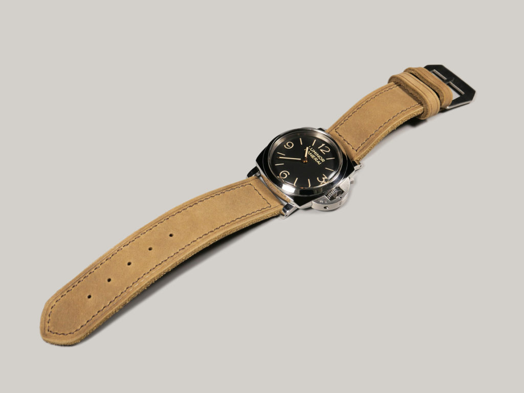 Desert Beige Panerai Strap "Khartoum" with Sewn Buckle - Marcello ...